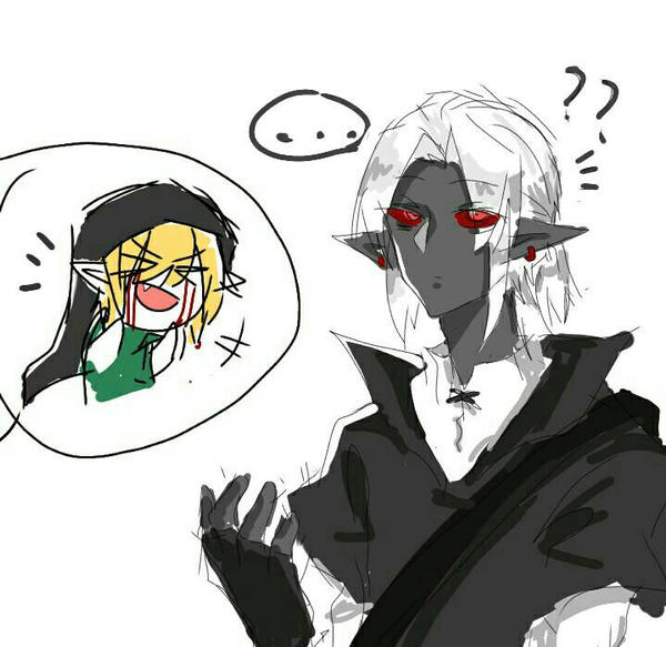 Ben Drowned And Dark Link By Mibot On Deviantart