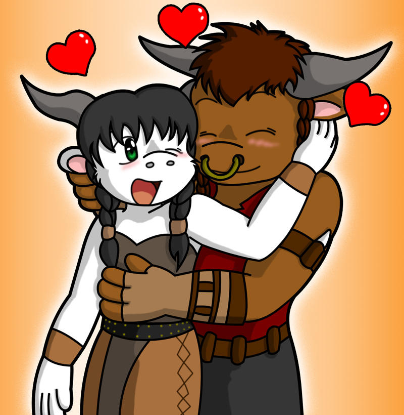 Taurens Hugging By Coshi Dragonite On Deviantart