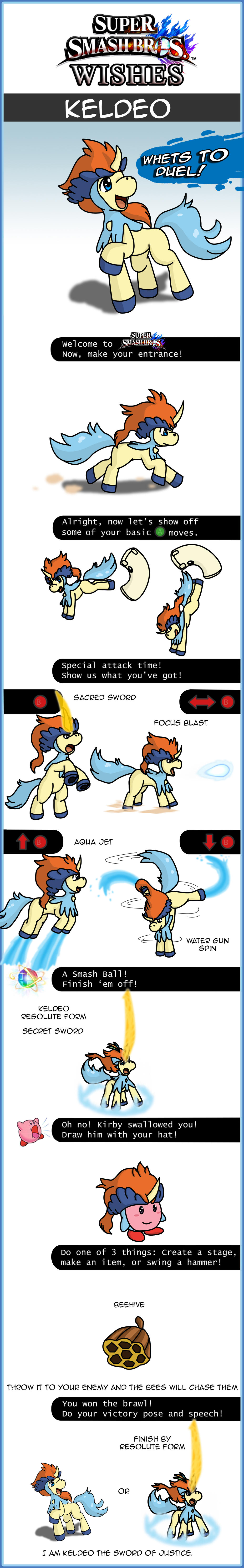Smash Brothers Wishes Keldeo By Coshi Dragonite On Deviantart