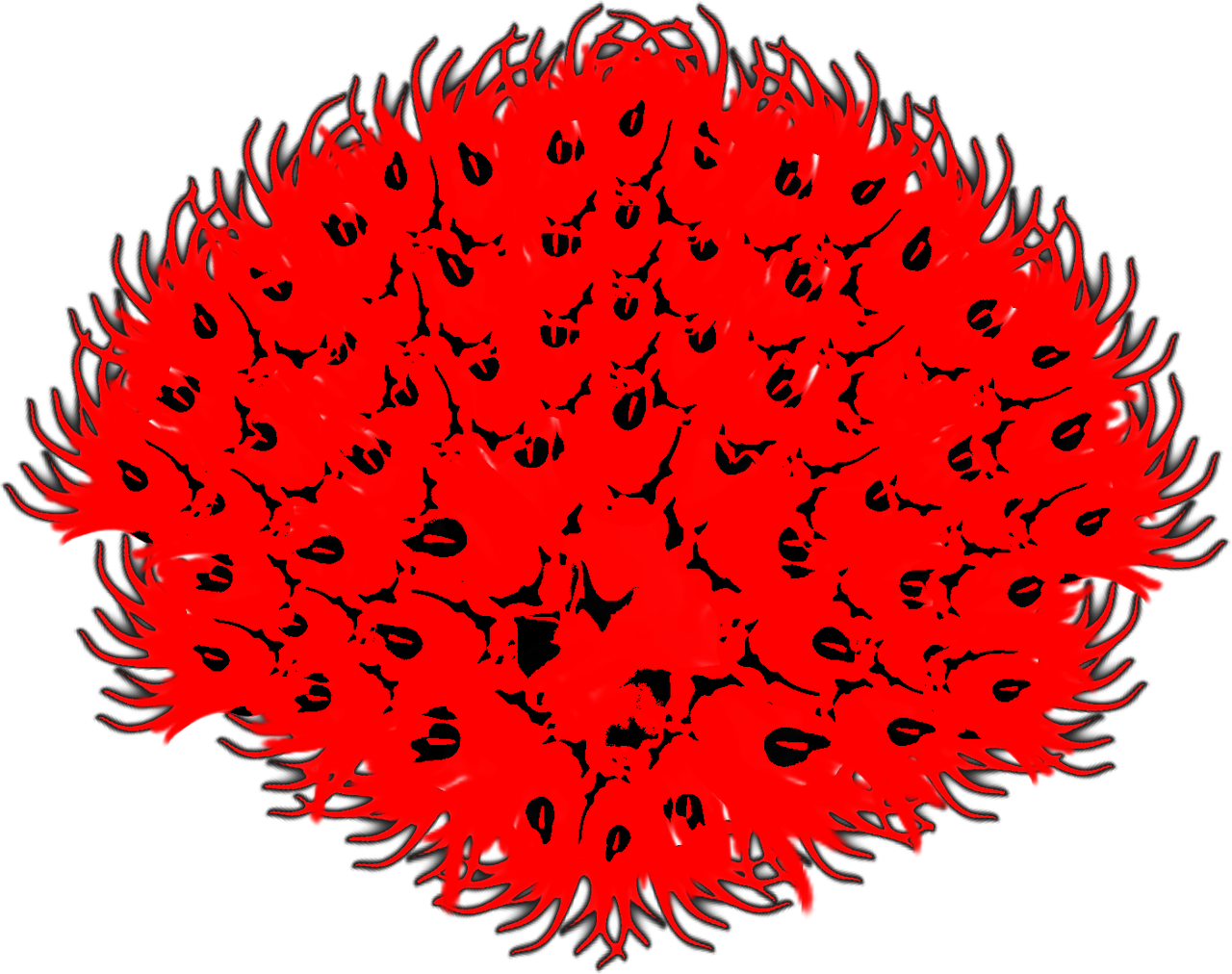 59 Headed Cursed Barney By Flowey2010 On Deviantart