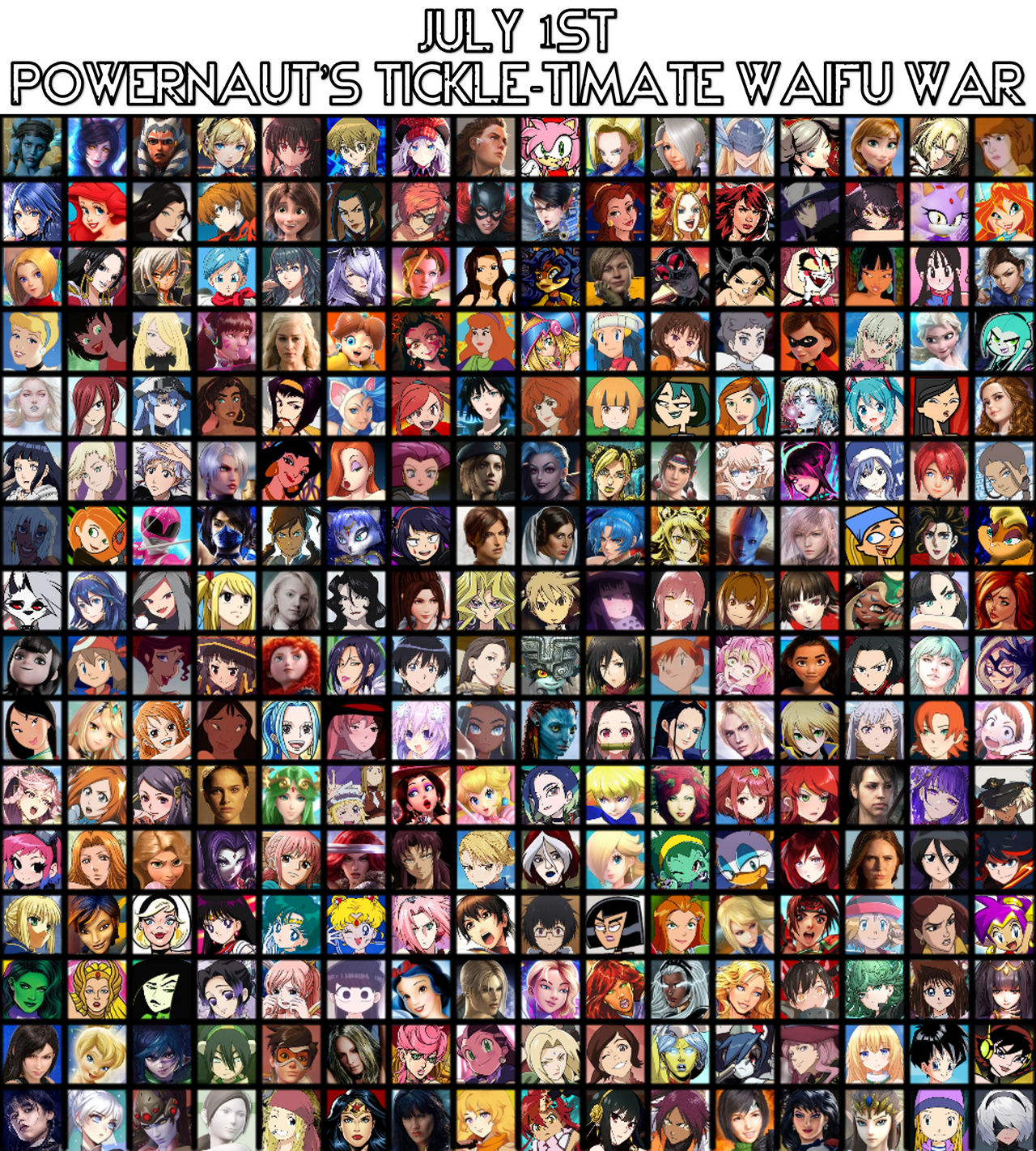 Stay Tuned For The Tickle Timate Waifu War By Powernaut On Deviantart