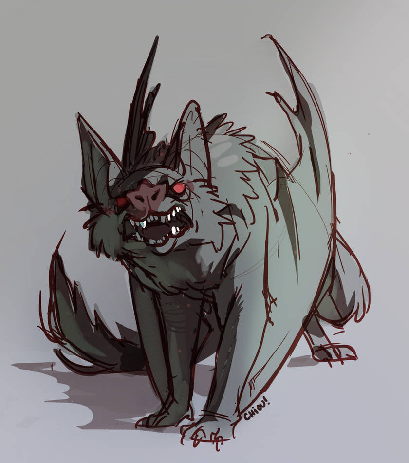 Wolf Bat By Chiou On Deviantart