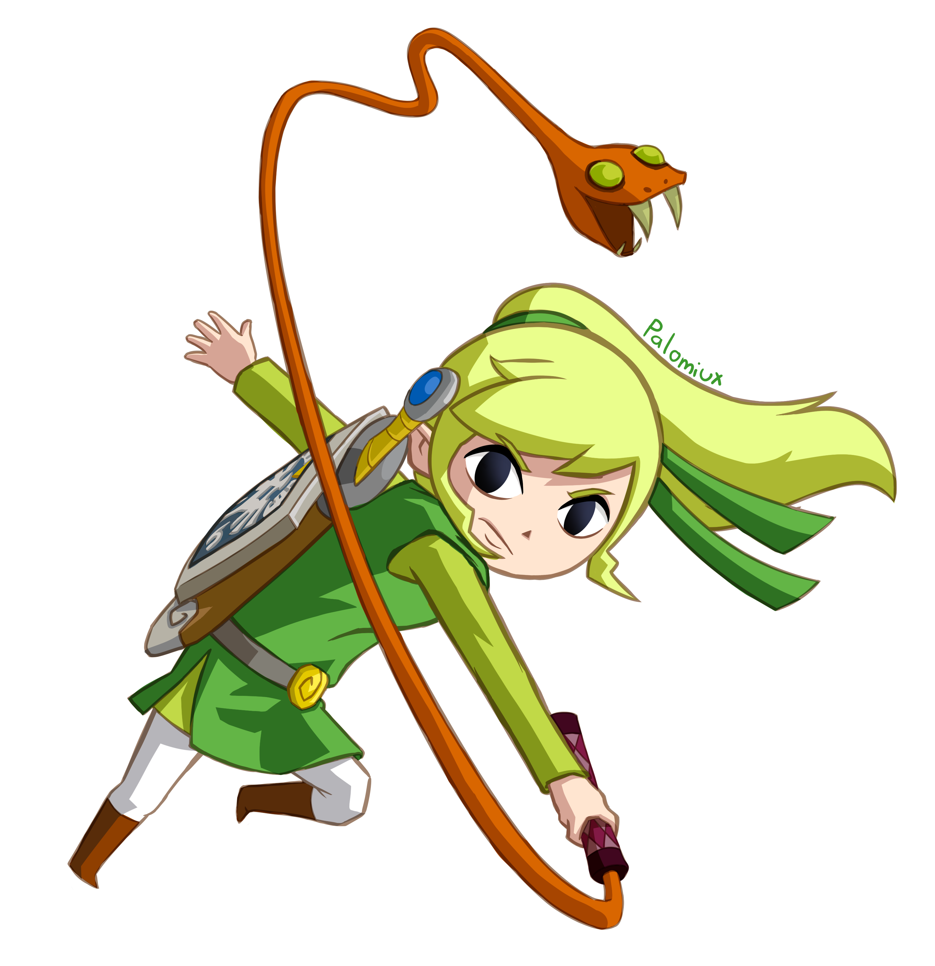 Roleswap Zelda Spirit Tracks 4 By Palomiuxez On Deviantart