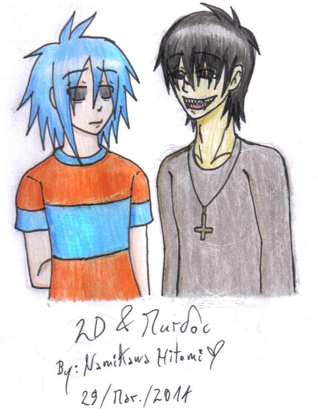 2D and Murdoc by Hitomi-chan666 on DeviantArt 2D and Murdoc by Hitomi-chan666 on DeviantArt