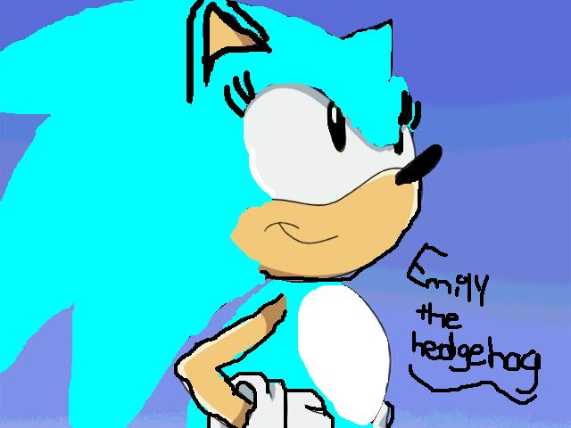 Emily the Hedgehog by sonicbabe123 on DeviantArt