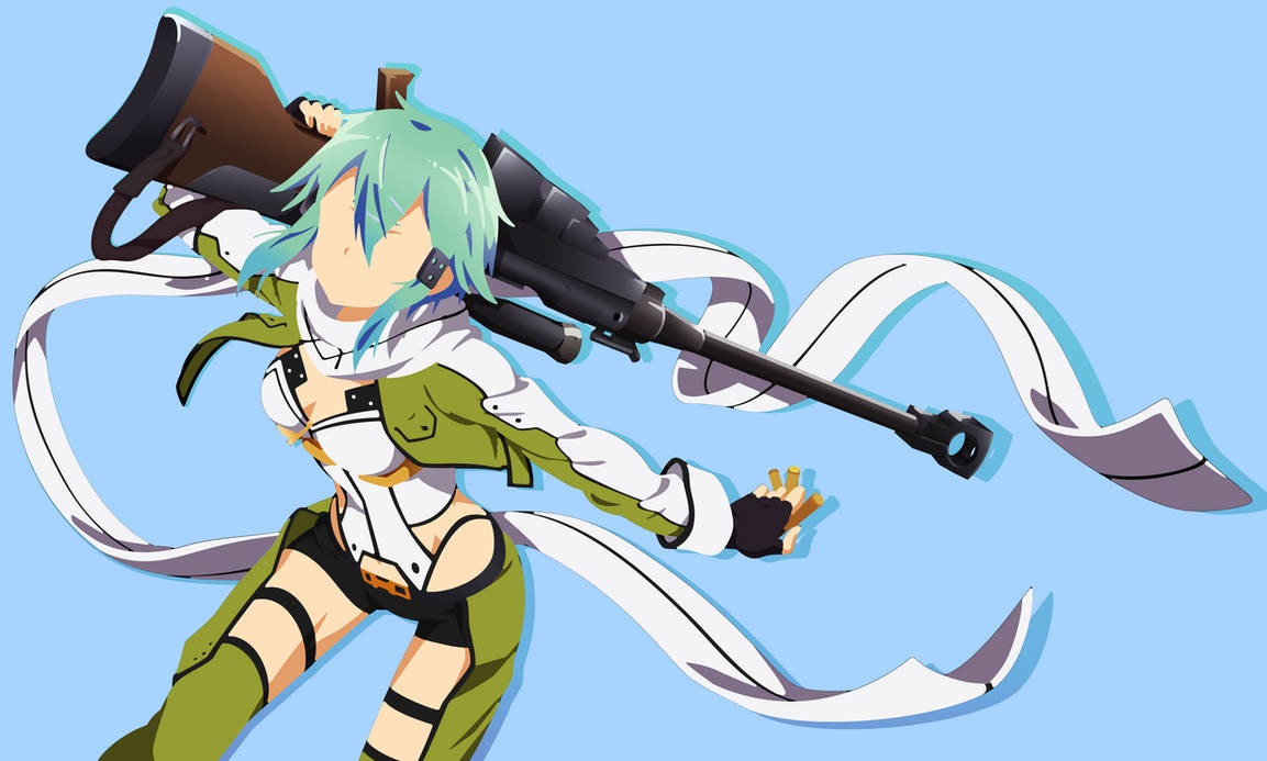 Shinon Sword Art Online By Fauzi1998 On Deviantart