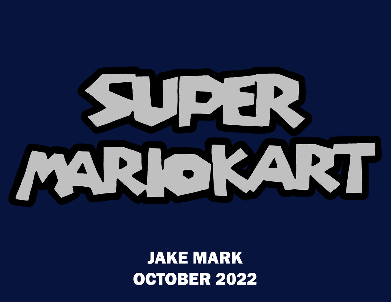 Super Mario Kart Logo By Drawingjakem On Deviantart