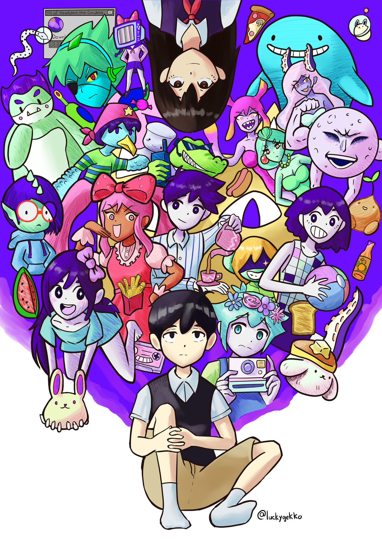 Omori Headspace By Luckygekko On Deviantart