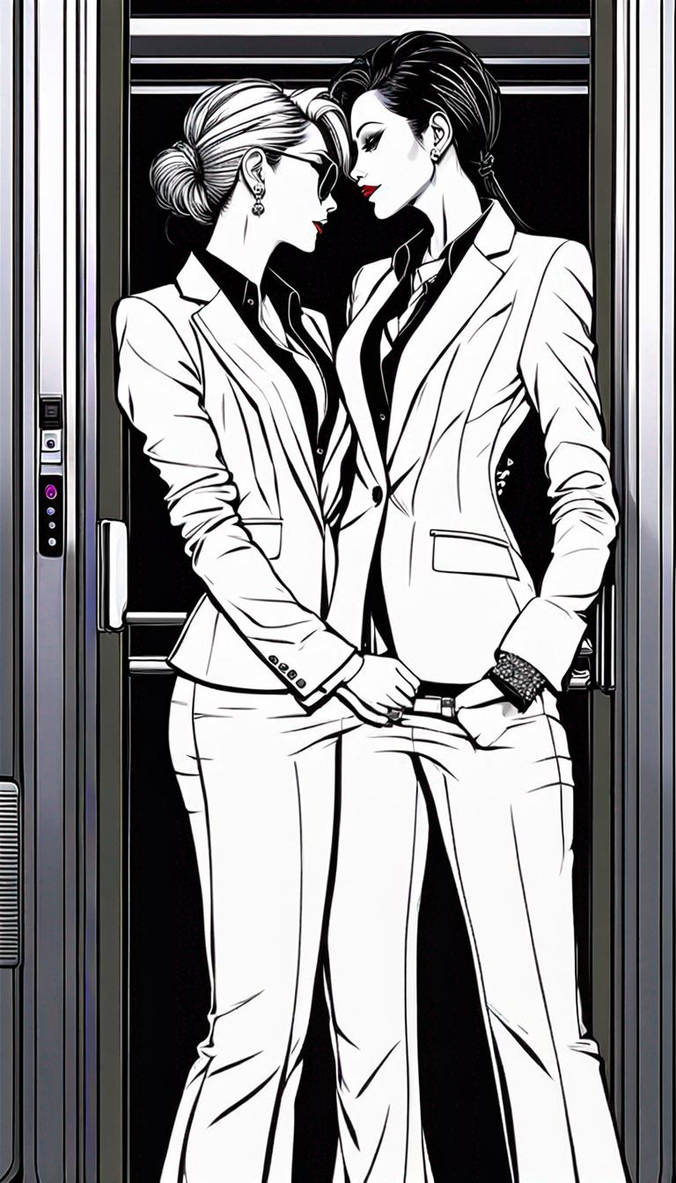 Sexy Lesbians Kissing By Ankcasper On Deviantart