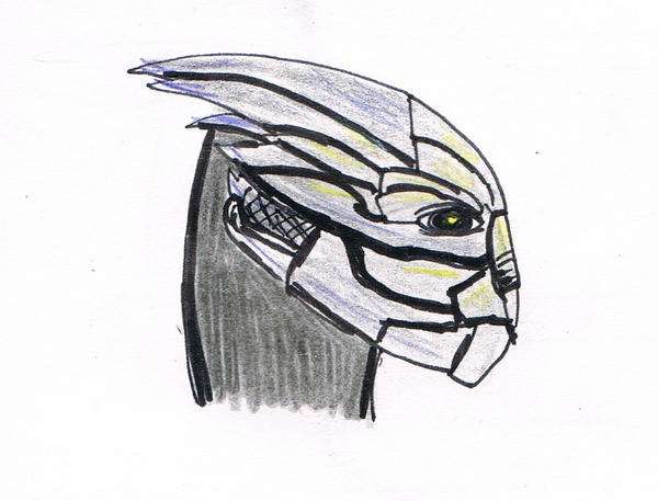 Mass Effect Turian Head by squidge16 on DeviantArt Mass Effect Turian Head by squidge16 on DeviantArt