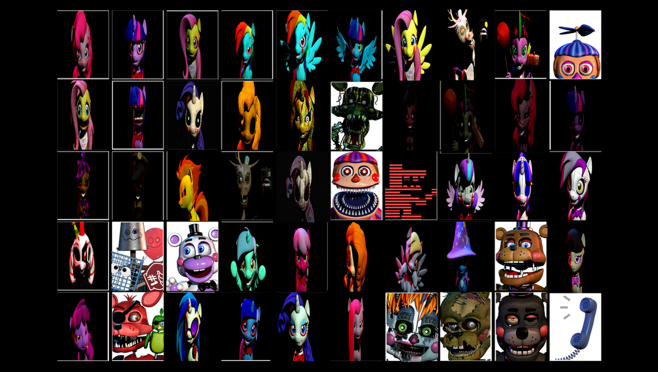 MLP FNAF ultimate custom night WIP by Fullmoonrose7 on DeviantArt MLP FNAF ultimate custom night WIP by Fullmoonrose7 on DeviantArt
