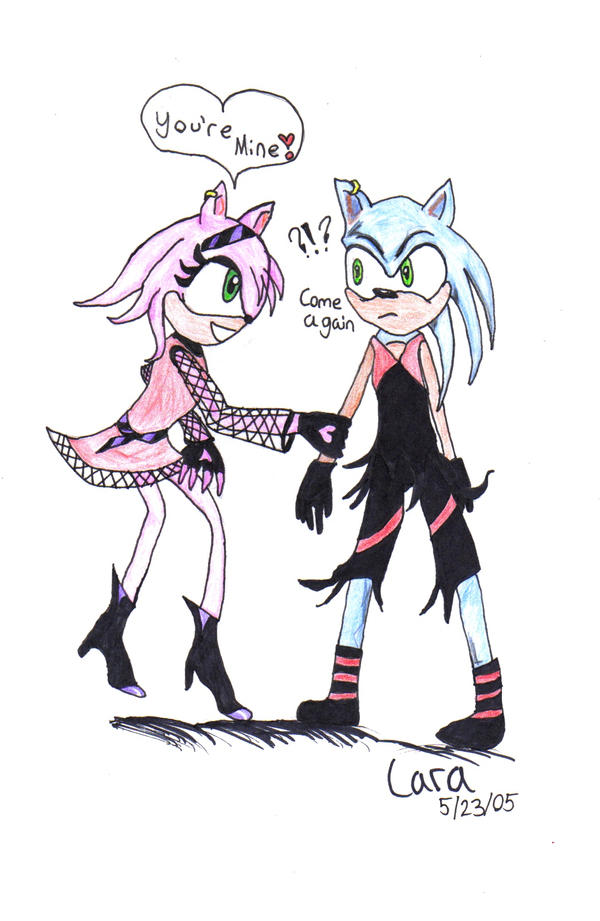 Goth Sonic And Amy By Banana Peel On Deviantart