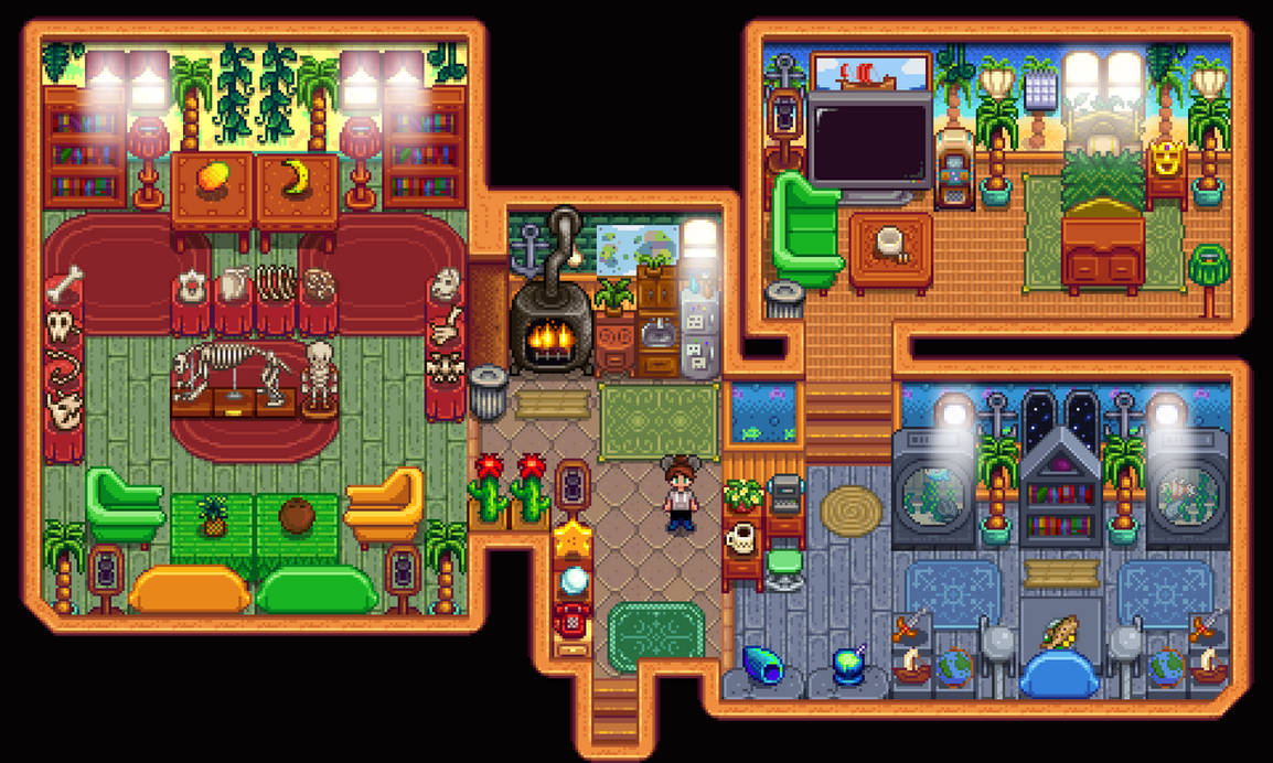 Stardew Valley Ginger Island Farm House By Harvestmoonfreak723 On