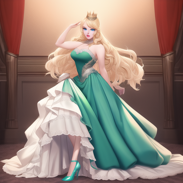 Long Blonde Hair Blue Eyes A Queen A Greenl Gow By Varm209 On Deviantart