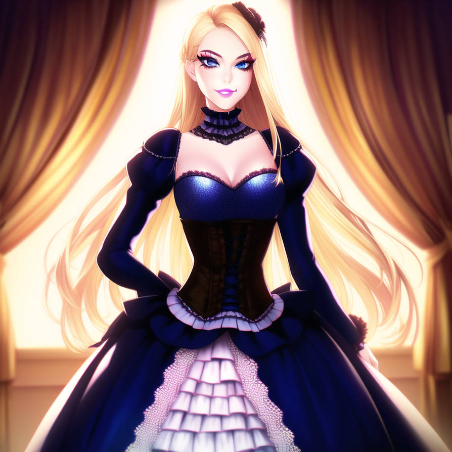 Long Blonde Hair Blue Eyes Eyelashes Mascara By Varm209 On Deviantart