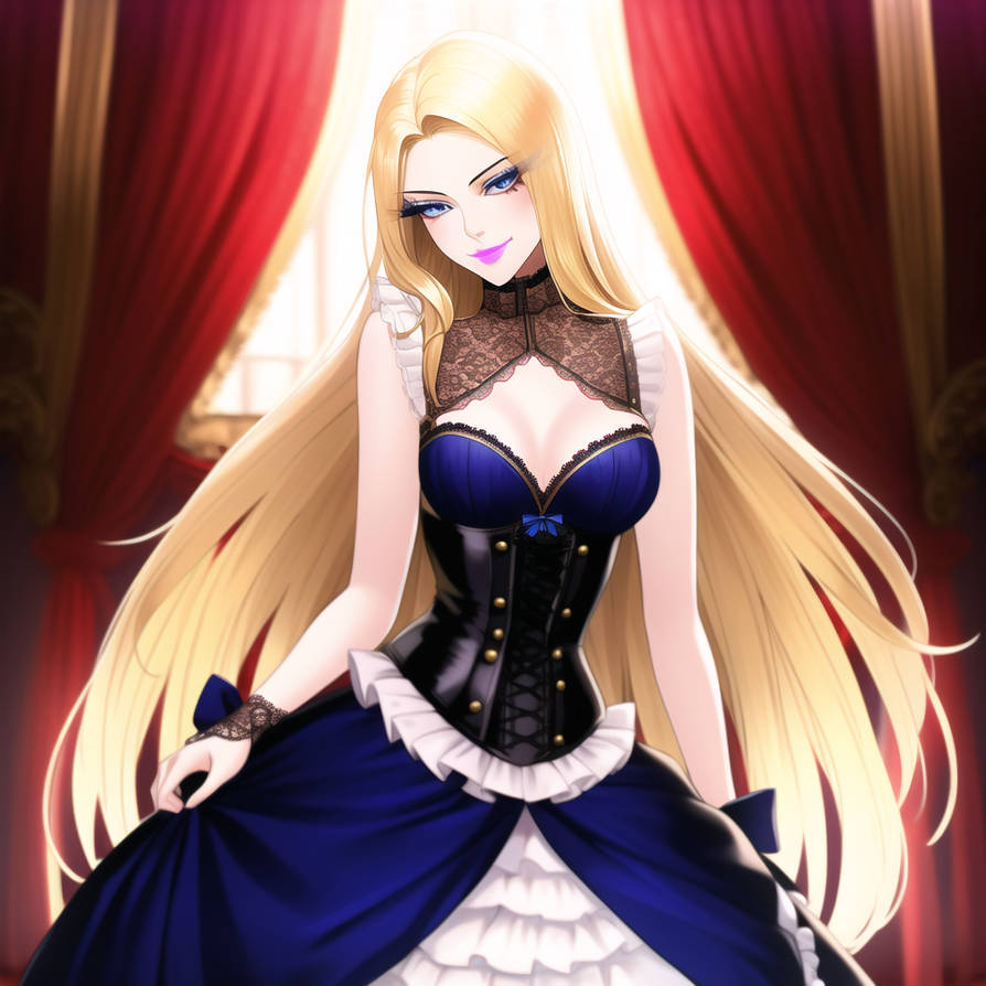 Long Blonde Hair Blue Eyes Eyelashes Mascara By Varm209 On Deviantart