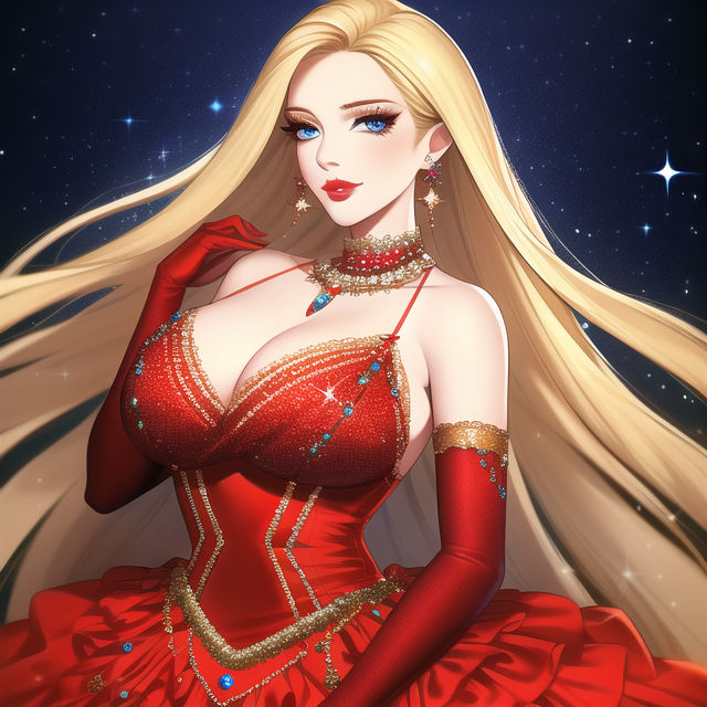 Woman With Long Silky Blonde Hair Blue Eyes Spar By Varm209 On Deviantart