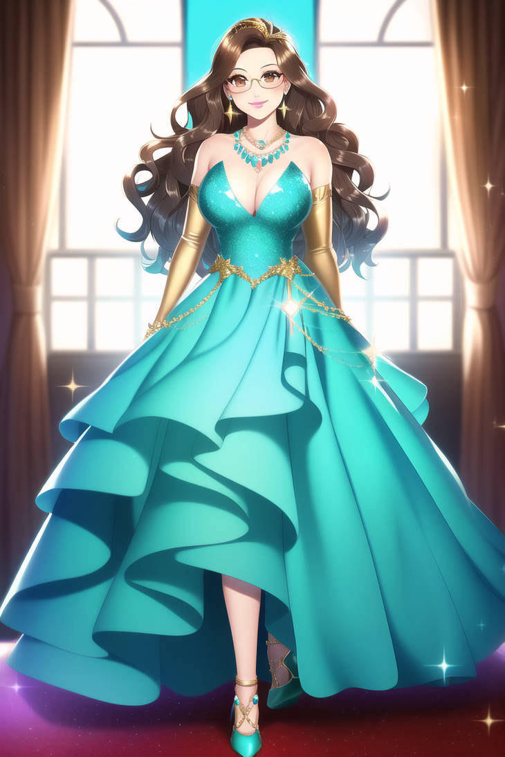 Long Wavy Big Brown Hair Brown Eyes Thick Rim Gl By Varm209 On Deviantart