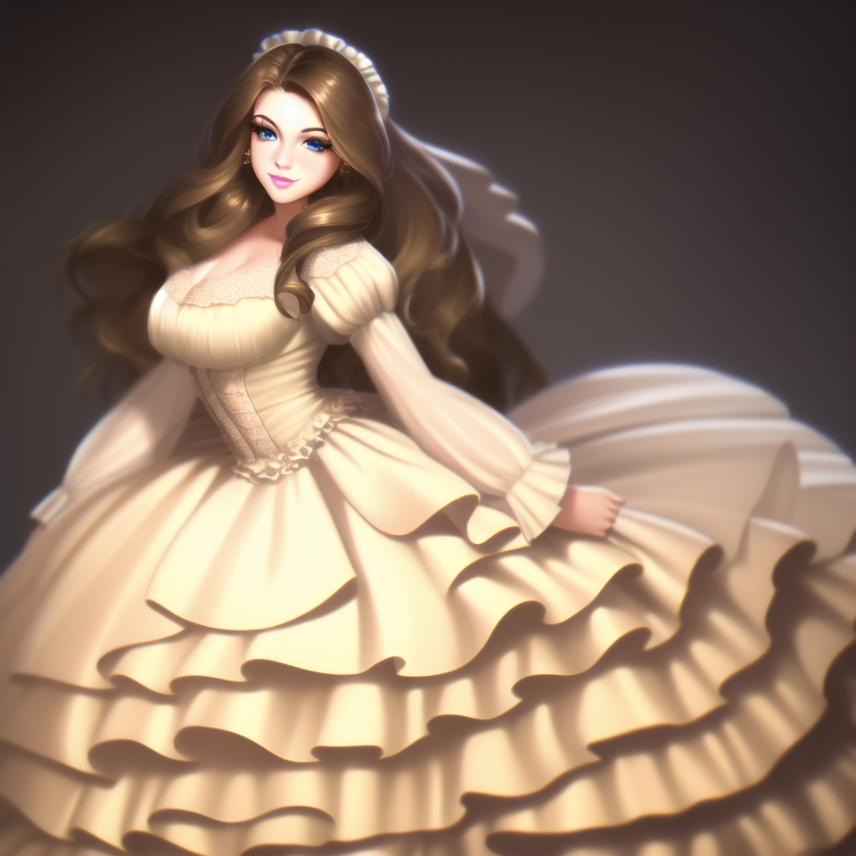 Long Brown Hair Blue Eyes Huge Puffy Southern Be By Varm209 On Deviantart