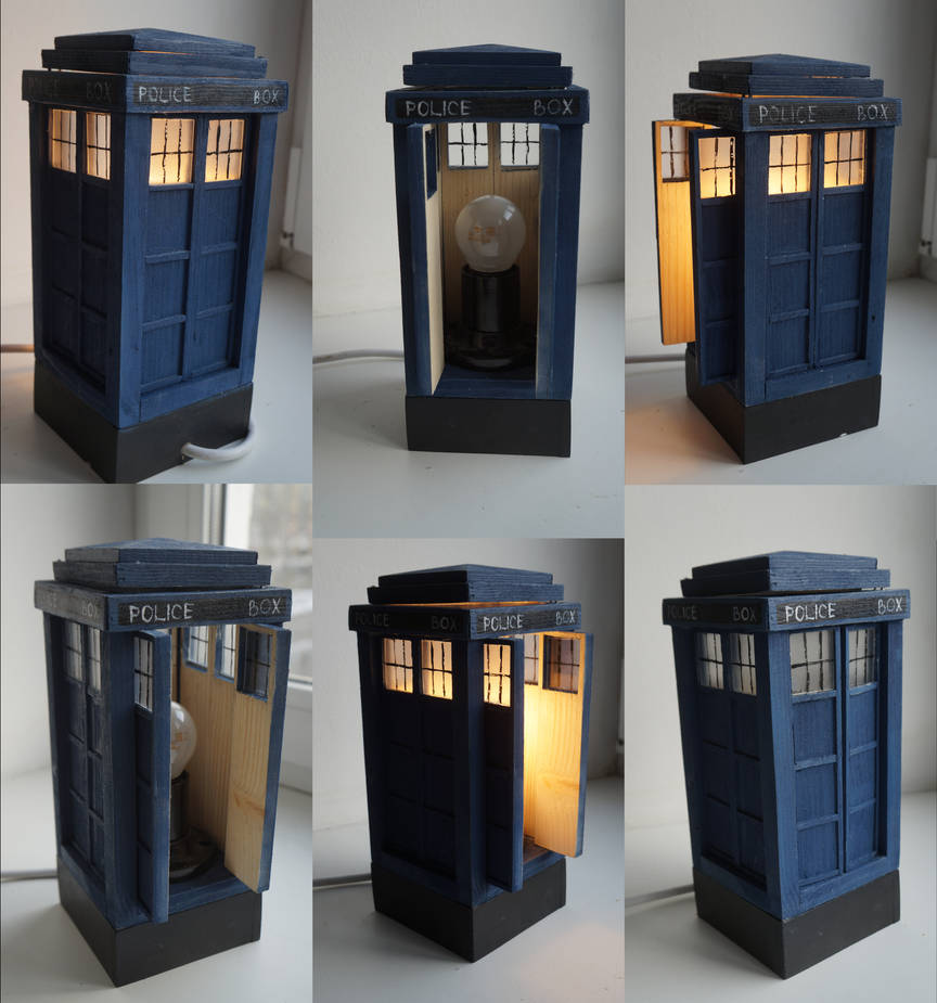 Tardis Lamp By Dalagar On Deviantart