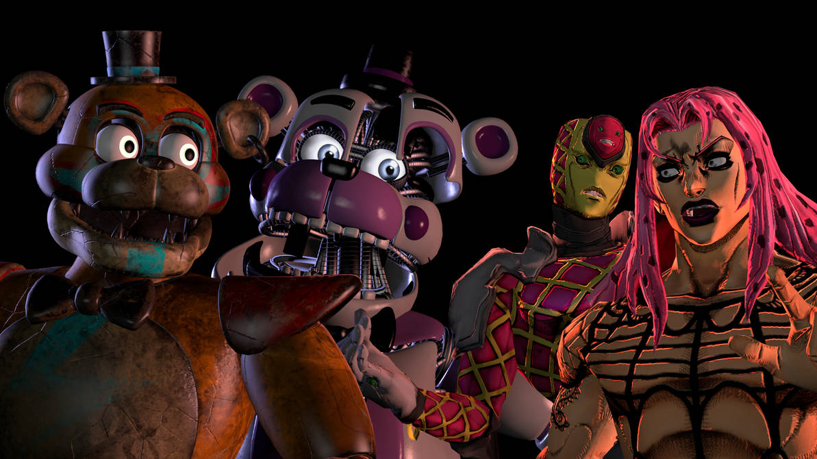 Fnafjojosfm Diavolo Meet Fnaf By Spring O Bonnie On Deviantart