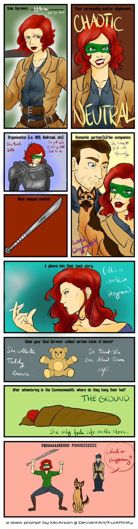 Fallout 4 Sole Survivor Draw Prompt By Mcarson By Kayjay O On Deviantart