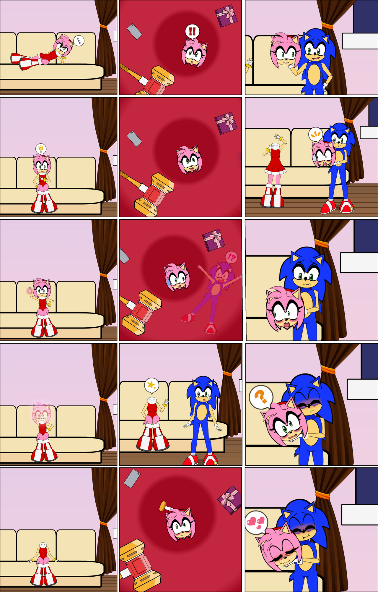 Kisekae Comic Amy Rose Gets Ahead Of Herself By Demitronhelgo On Deviantart
