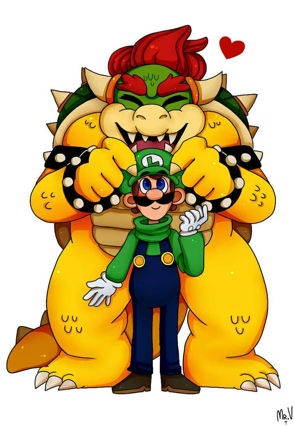 Luigi Y Bowser By Mariogamesandenemies On Deviantart