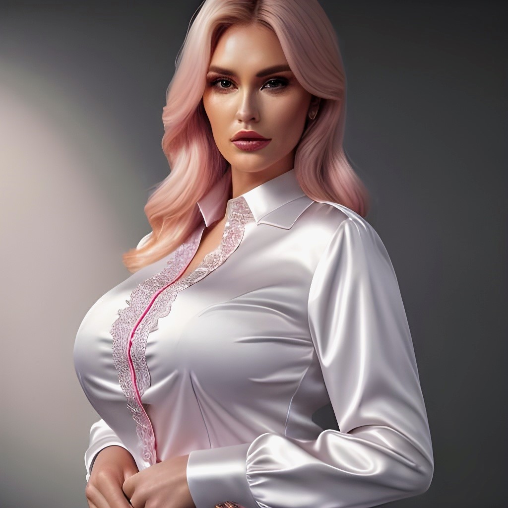 Light Pink Satin Blouse By Francheskablase On Deviantart