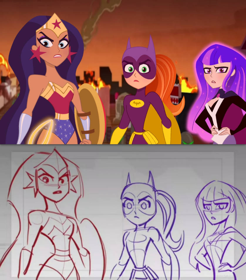 Dc Super Hero Girls Colorful Storyboard By K0rakumori On Deviantart