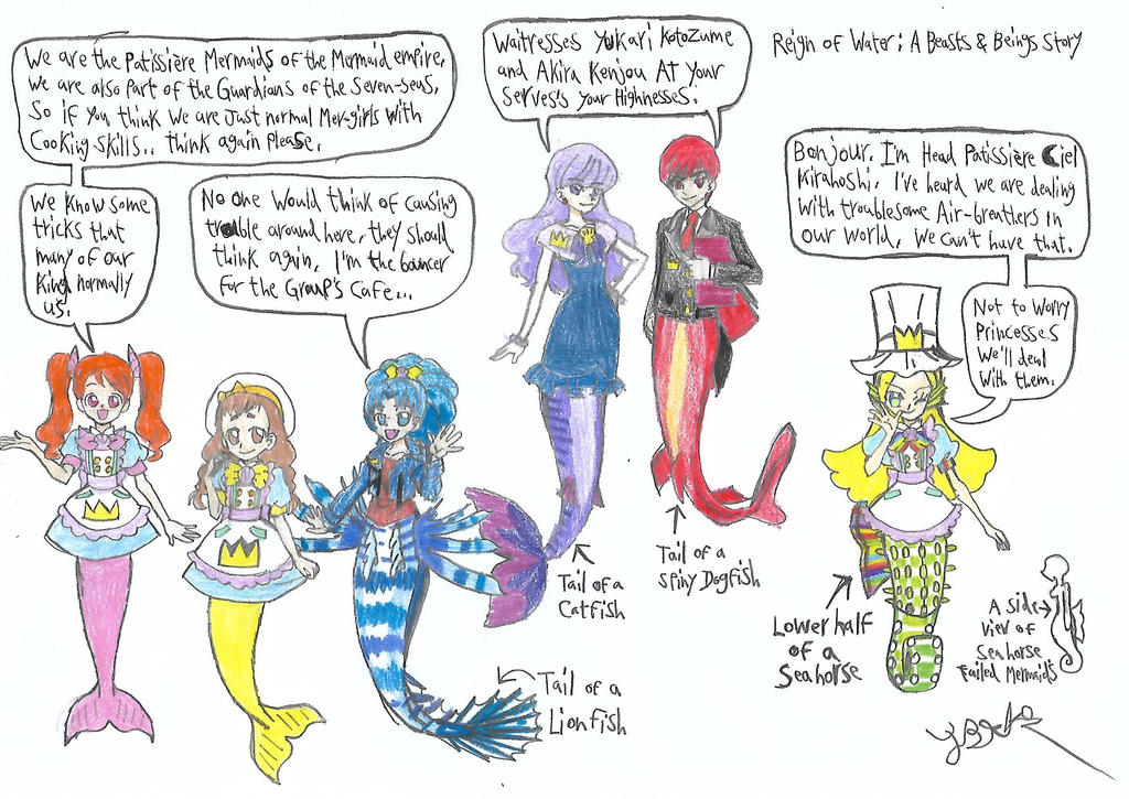 Kirakira Precure A La Mode As Mermaids By A22d On Deviantart