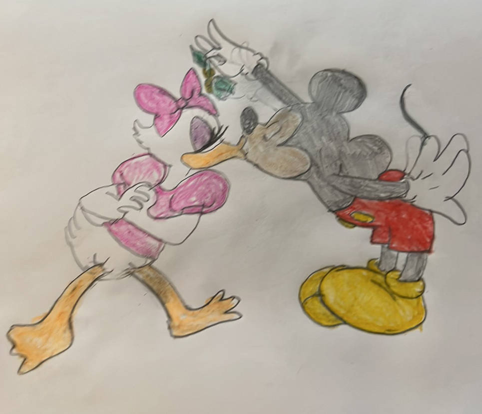 Daisy Duck And Mickey Mouse By Vinzol On Deviantart
