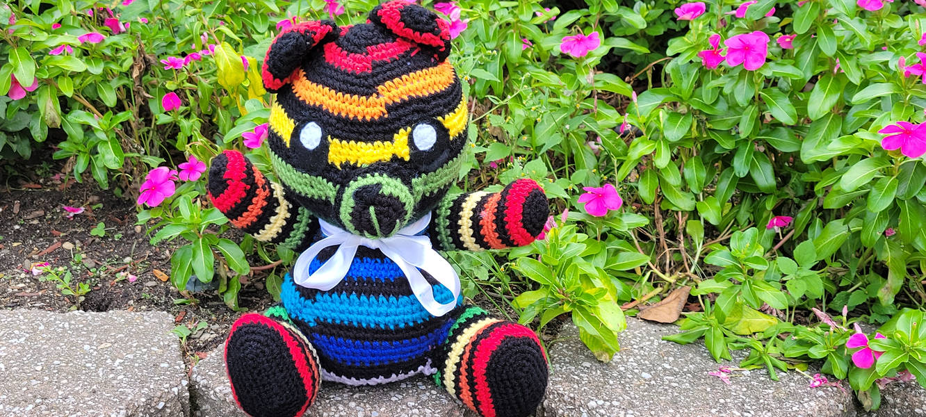 Rainbow Teddy Bear By Kenishascraft322 On Deviantart