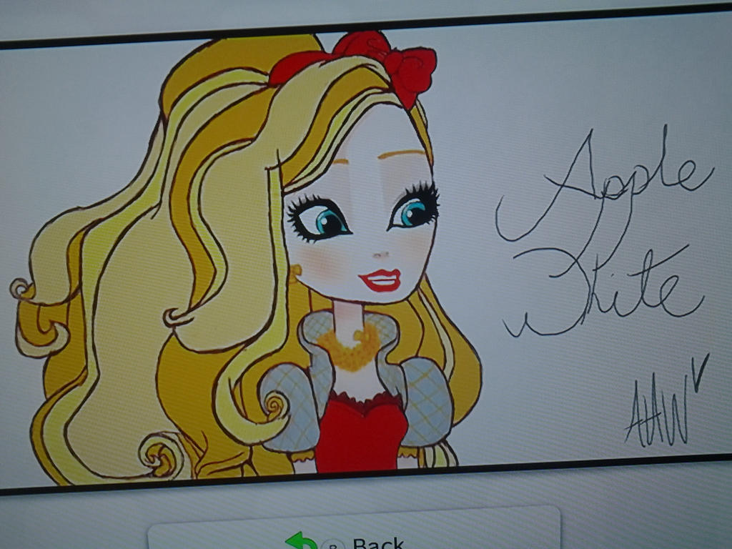Apple White Fan Art Digital Drawing By Treasuregirl96 On Deviantart