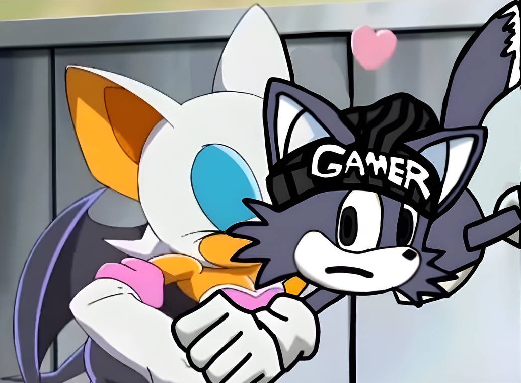 Jake The Wolf Kiss Rouge The Bat By Jakewolf714 On Deviantart