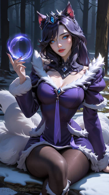 Midnight Ahri 1 By Pandagarr On Deviantart