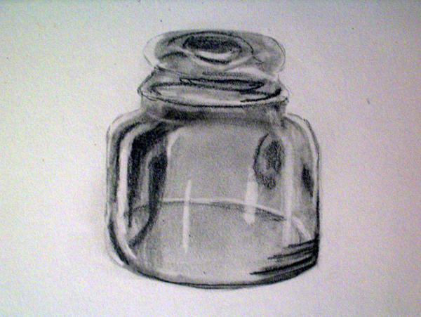 how to draw a realistic jar