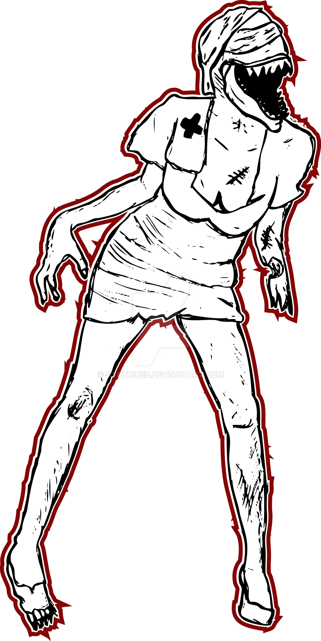 Silent Hill Nurse V2 By Staticred On Deviantart
