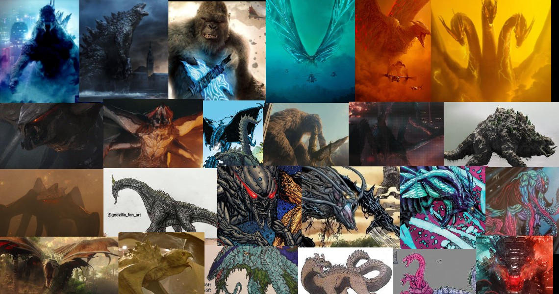 All Monsterverse Titans by woahcrashbandicoot on DeviantArt All Monsterverse Titans by woahcrashbandicoot on DeviantArt