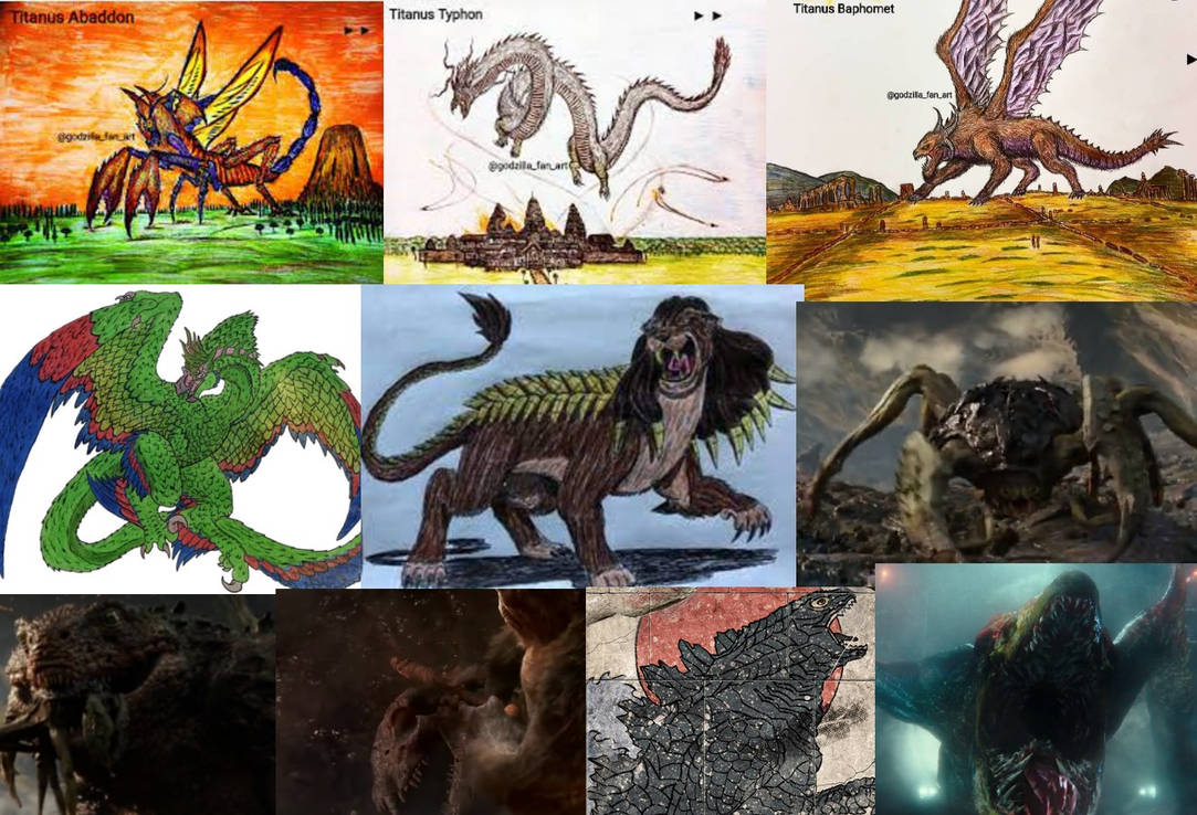 All Monsterverse Titans by woahcrashbandicoot on DeviantArt All Monsterverse Titans by woahcrashbandicoot on DeviantArt