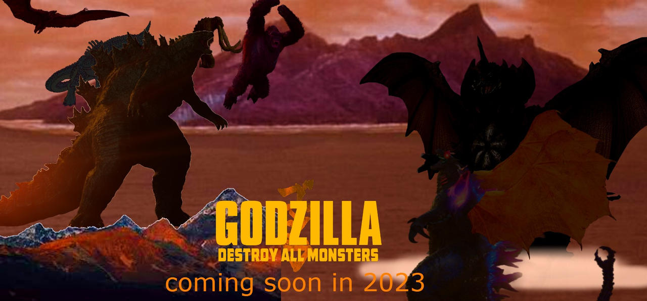 Godzilla Destroy All Monsters Poster 2 (fan-made) by woahcrashbandicoot ... Godzilla Destroy All Monsters Poster 2 (fan-made) by woahcrashbandicoot ...