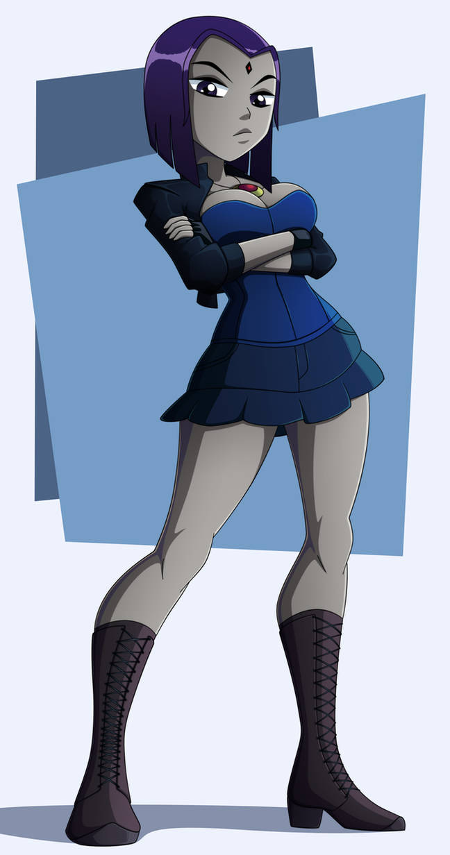 Raven In Casual Clothes By Justanotherravenfan On Deviantart