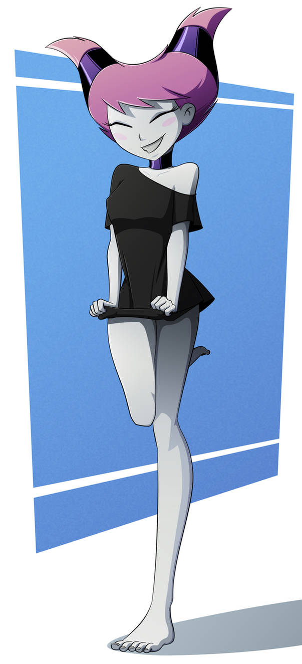 Jinx In A Shirt By Justanotherravenfan On Deviantart