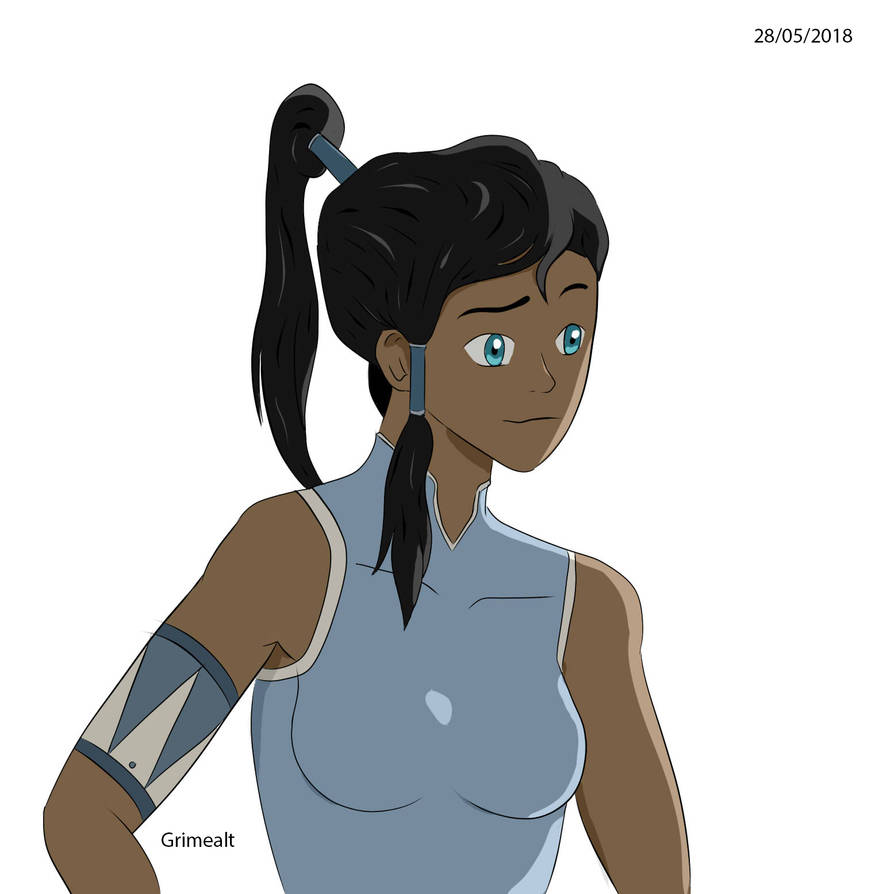 Digital Korra From Avatar By Grimealt On Deviantart