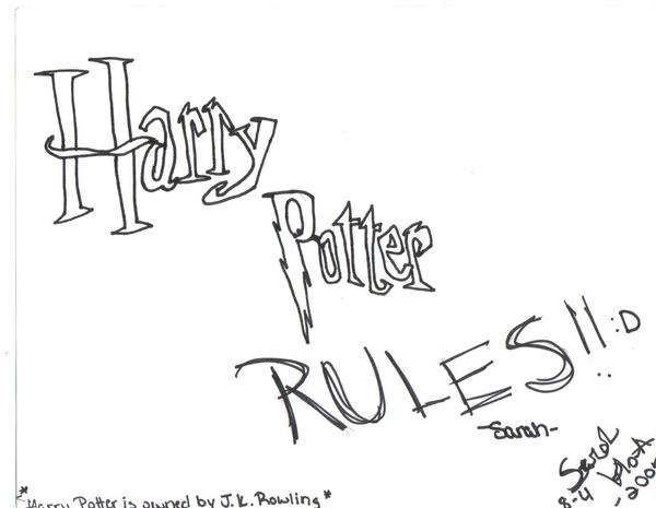 Harry Potter Sign by FullmetalJunkie on DeviantArt