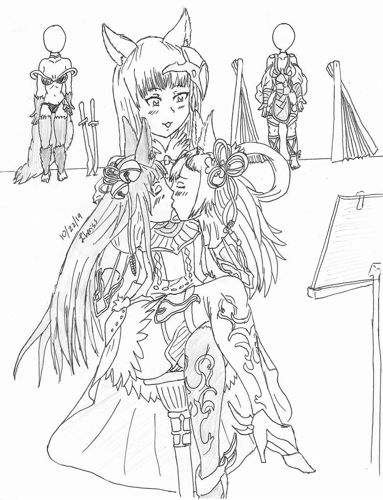 Inktober 102219 Happy End By Lheriss On Deviantart