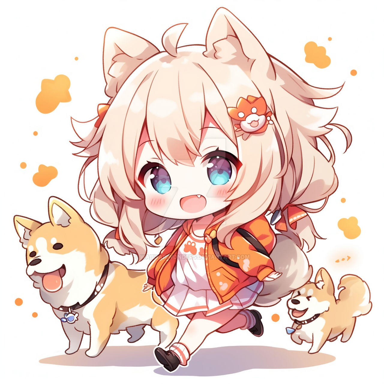 Girl And Her Shiba Inu By Wabisabiwonders On Deviantart