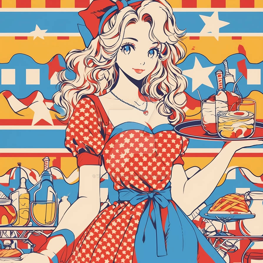 Cute Girl Waitress By Wabisabiwonders On Deviantart