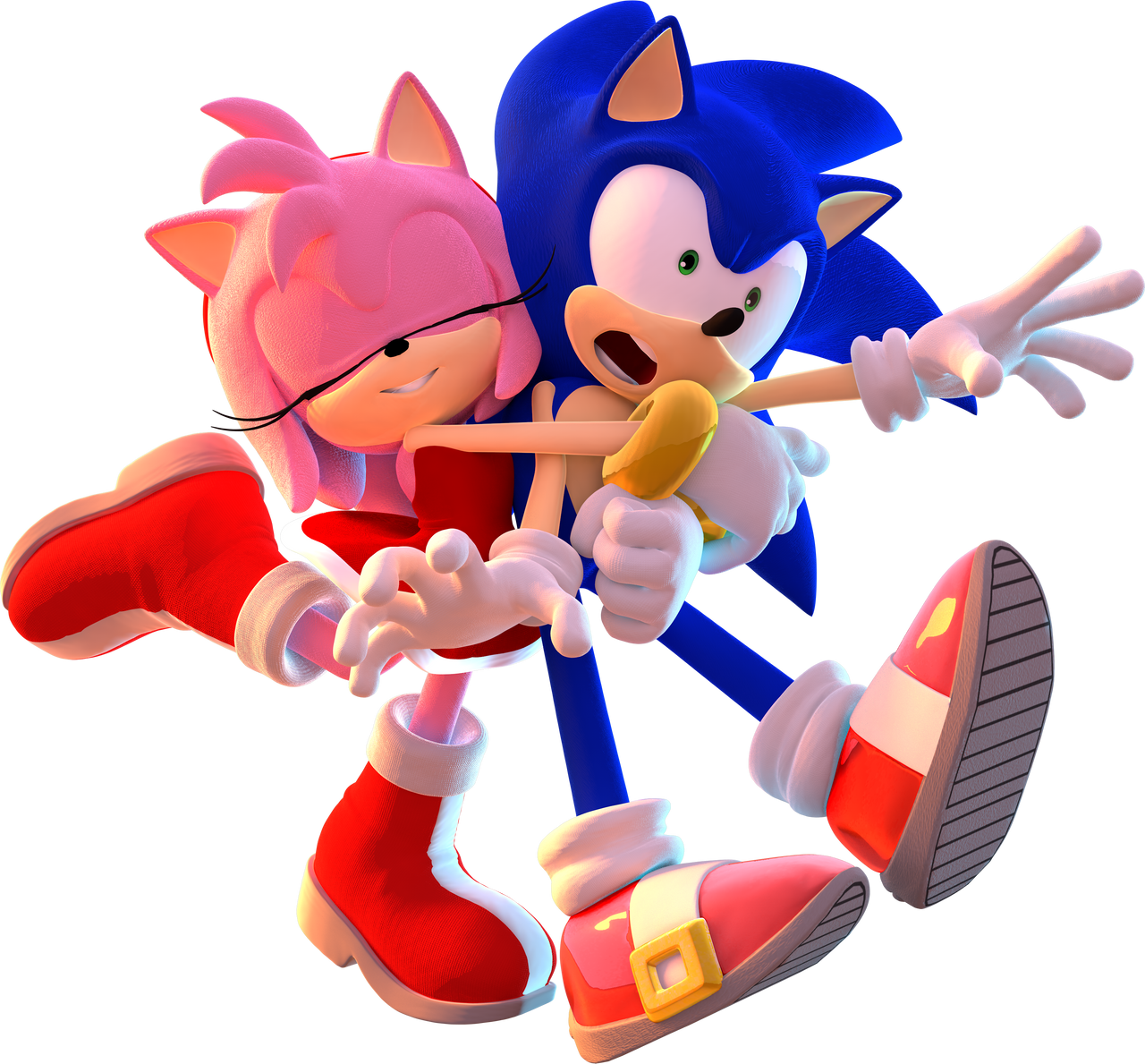 Sonic And Amy By Mateus2014 On Deviantart