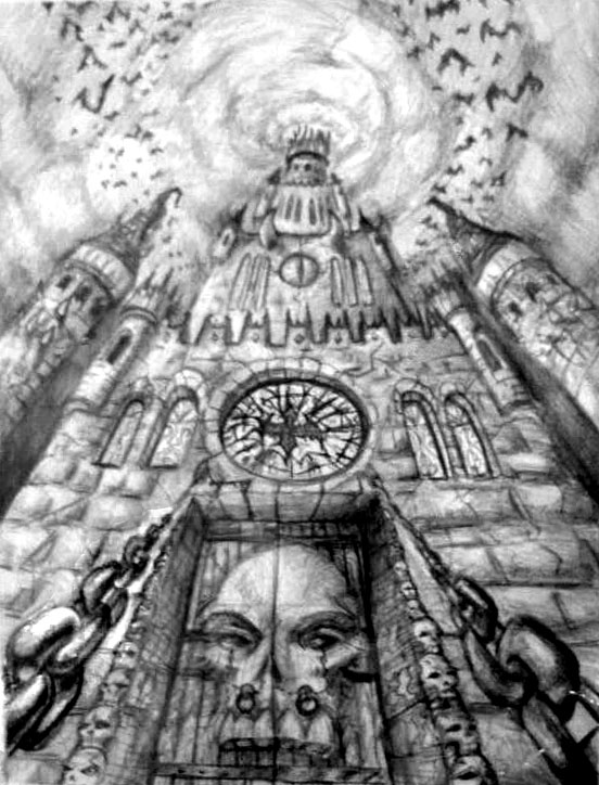 Evil Castle Drawing